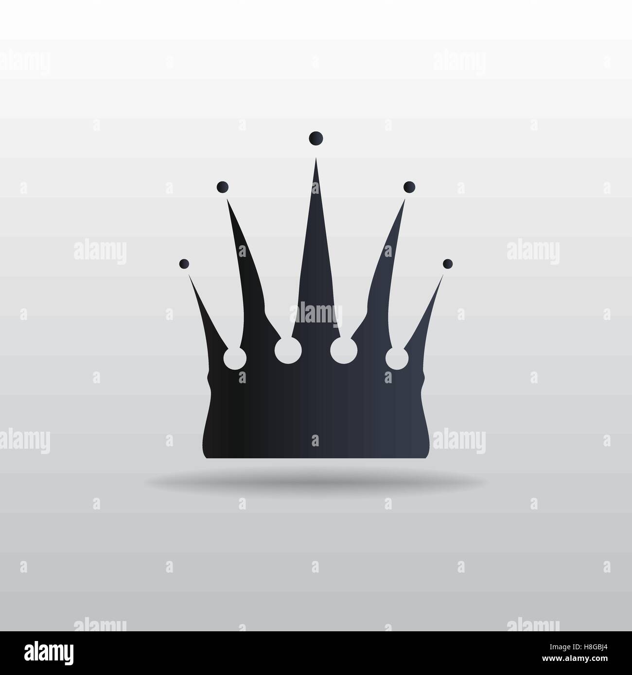 Vector icon of Crown. Vector illustration Eps 10 Stock Vector Image ...