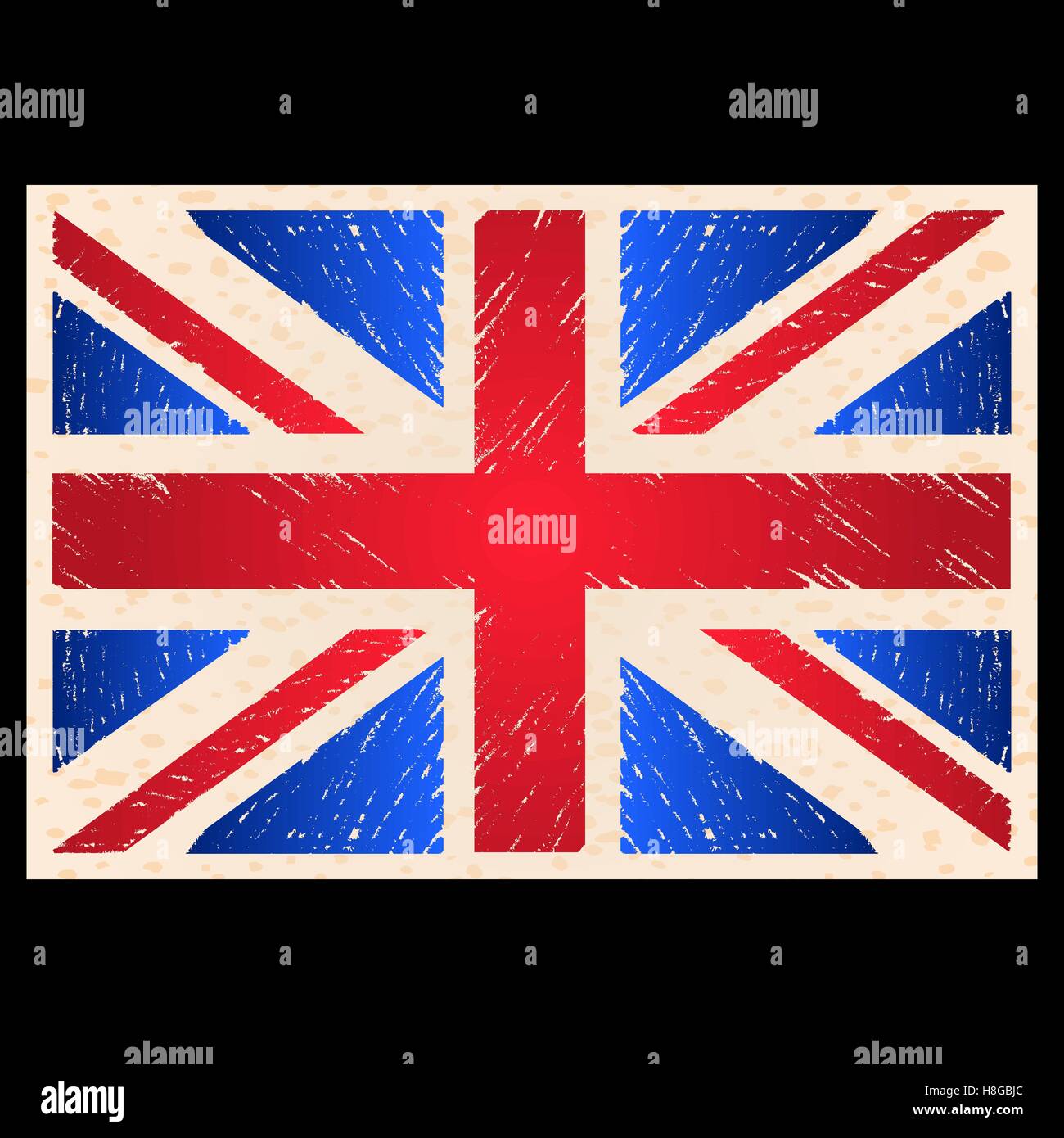 Vector illustration. Grunge England Flag. Vector illustration Eps 10 ...