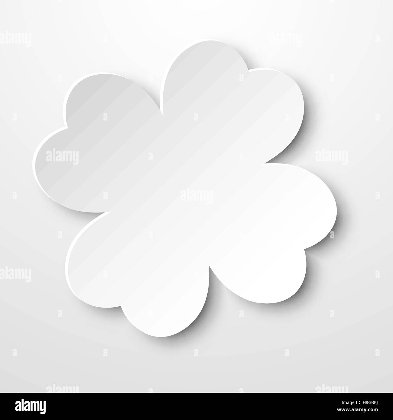 Clover vector vectors Black and White Stock Photos & Images - Alamy