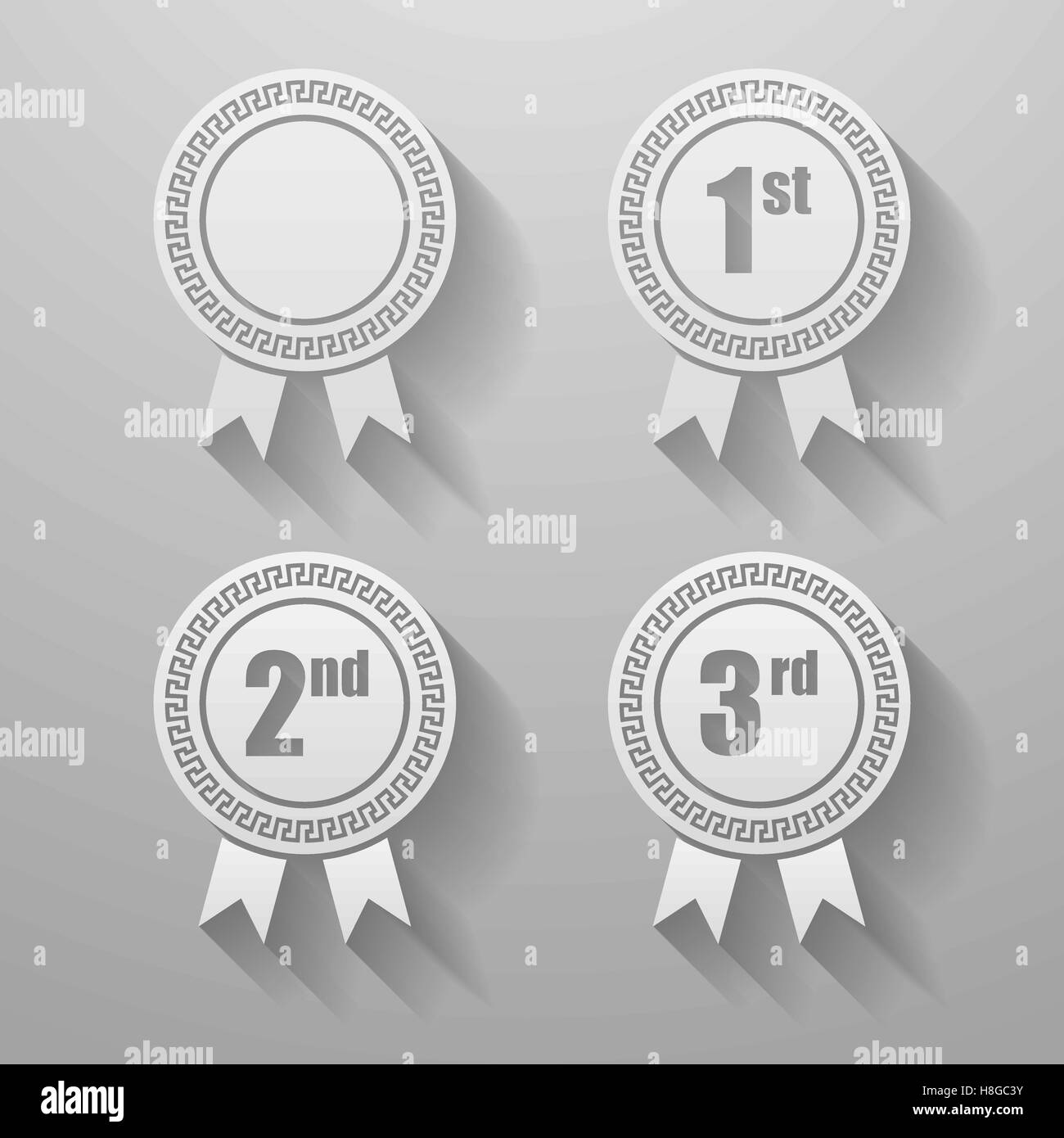 Paper medal Black and White Stock Photos & Images - Alamy