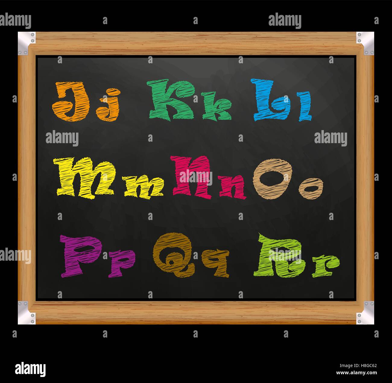 Chalk font hi-res stock photography and images - Alamy