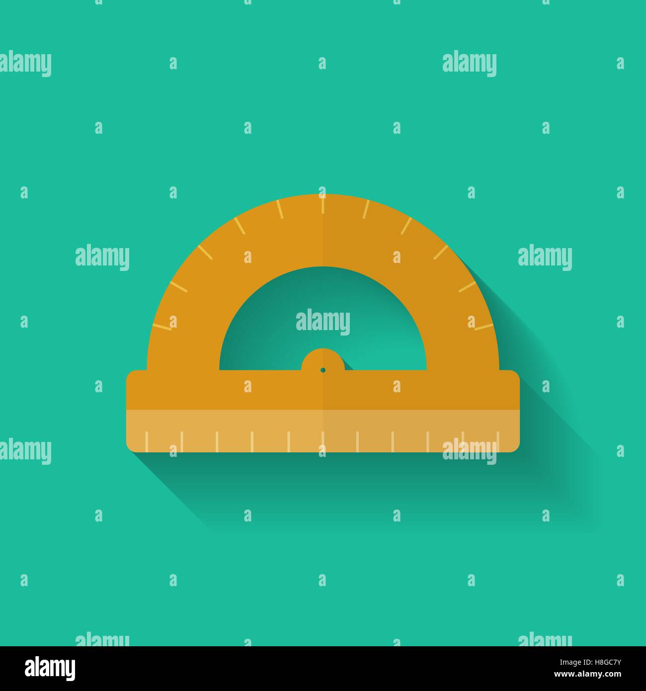 Protractor icon. Flat modern style vector icon Stock Vector Image & Art ...