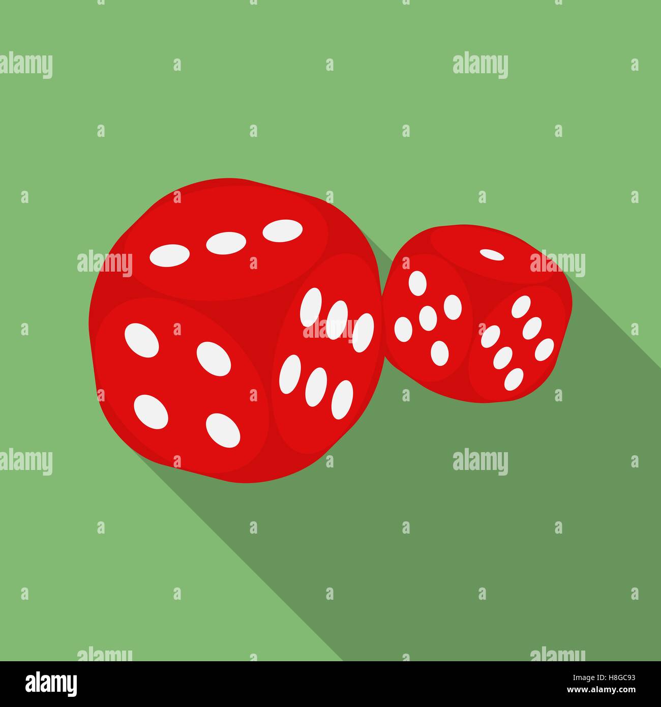 Long dice Stock Vector Images - Alamy