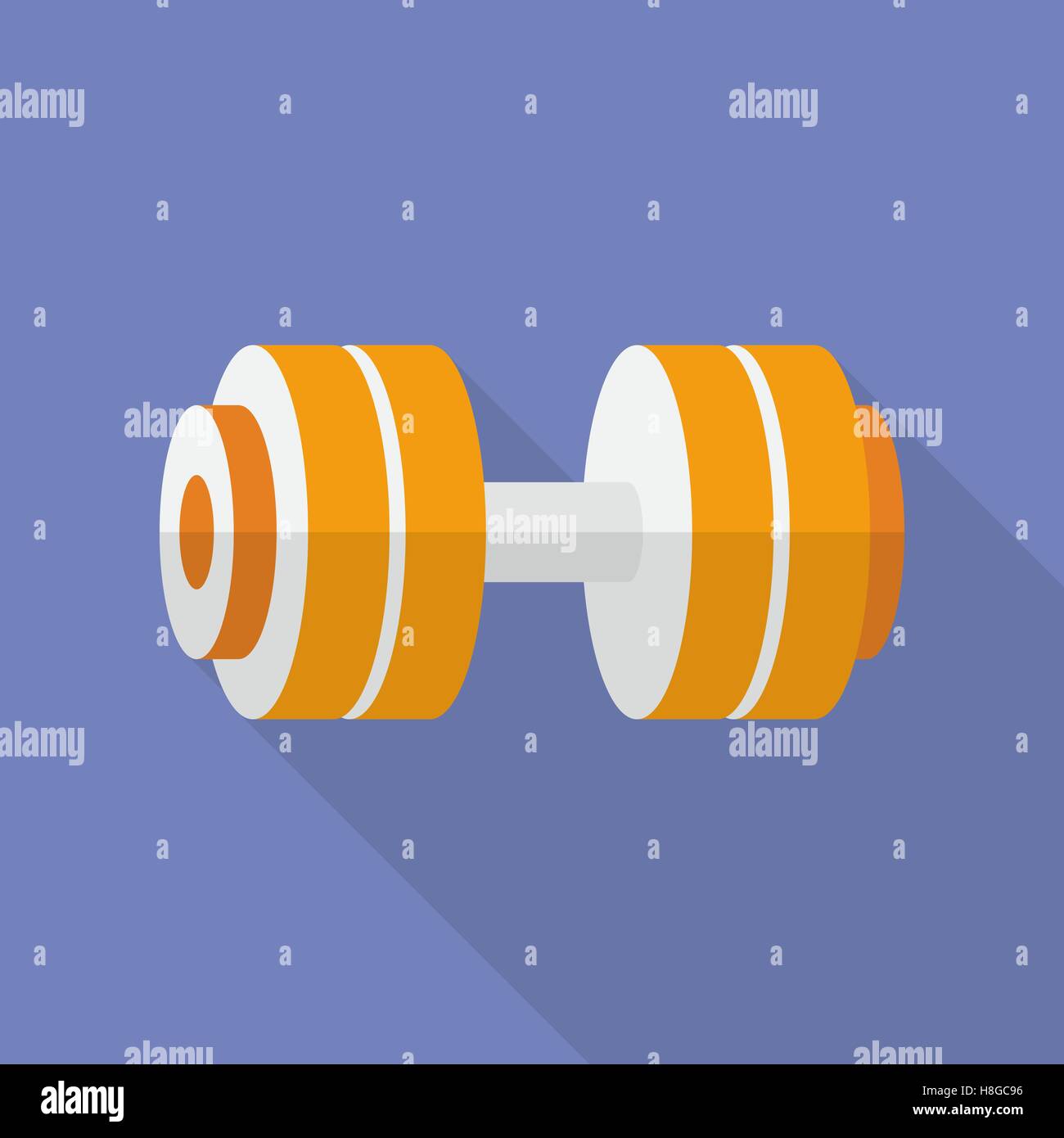 Dumbbell icon Stock Vector Images - Alamy