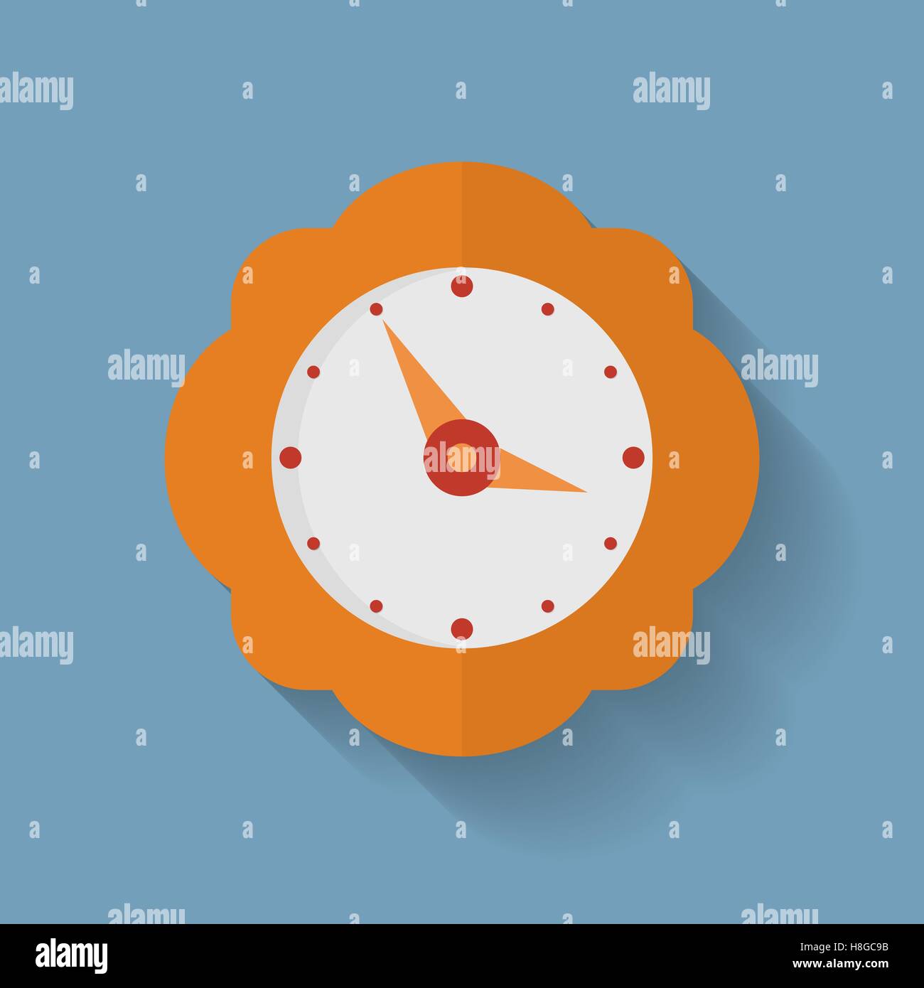 Orange clock hi-res stock photography and images - Alamy