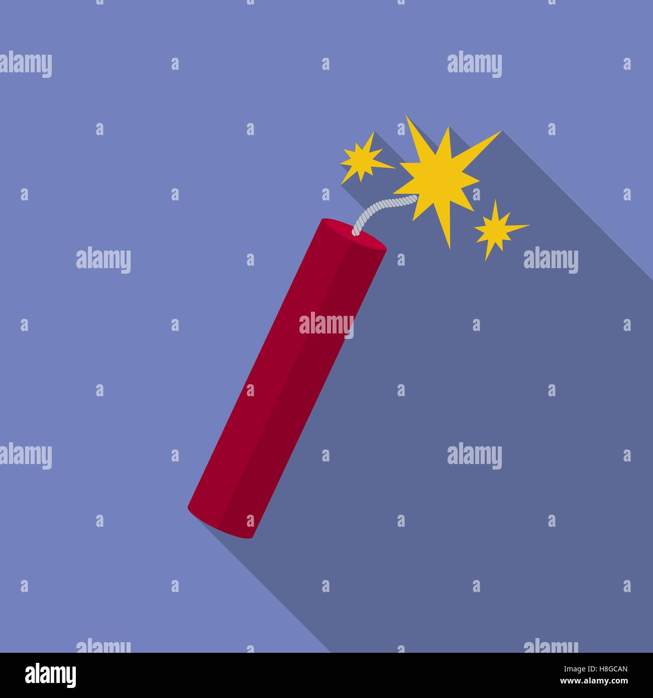 Burning dynamite vector vectors hi-res stock photography and images - Alamy