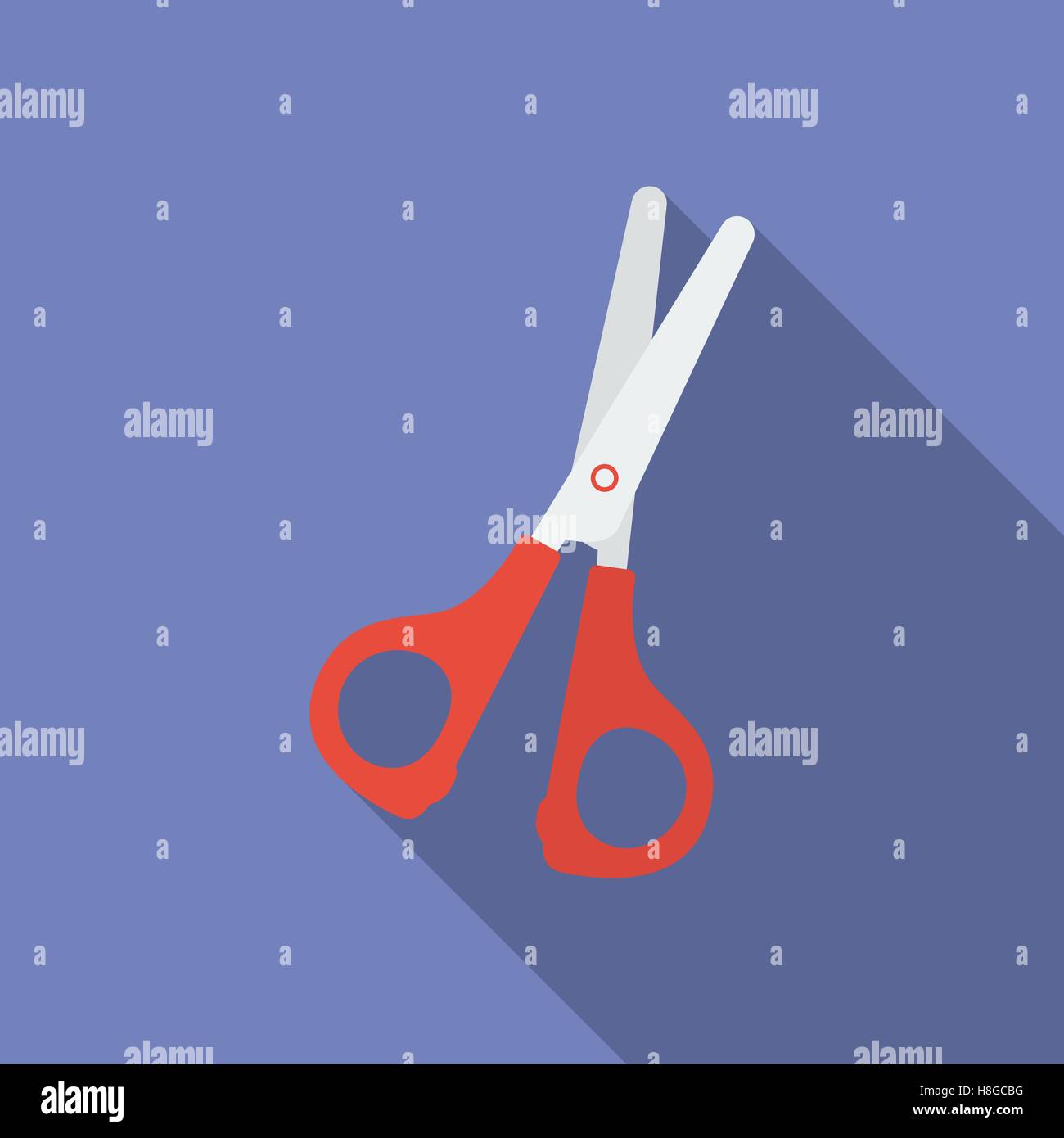 Icon of Scissors. Flat style Stock Vector Image & Art - Alamy
