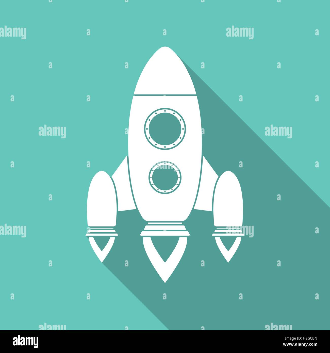 Icon of rocket Stock Vector Image & Art - Alamy