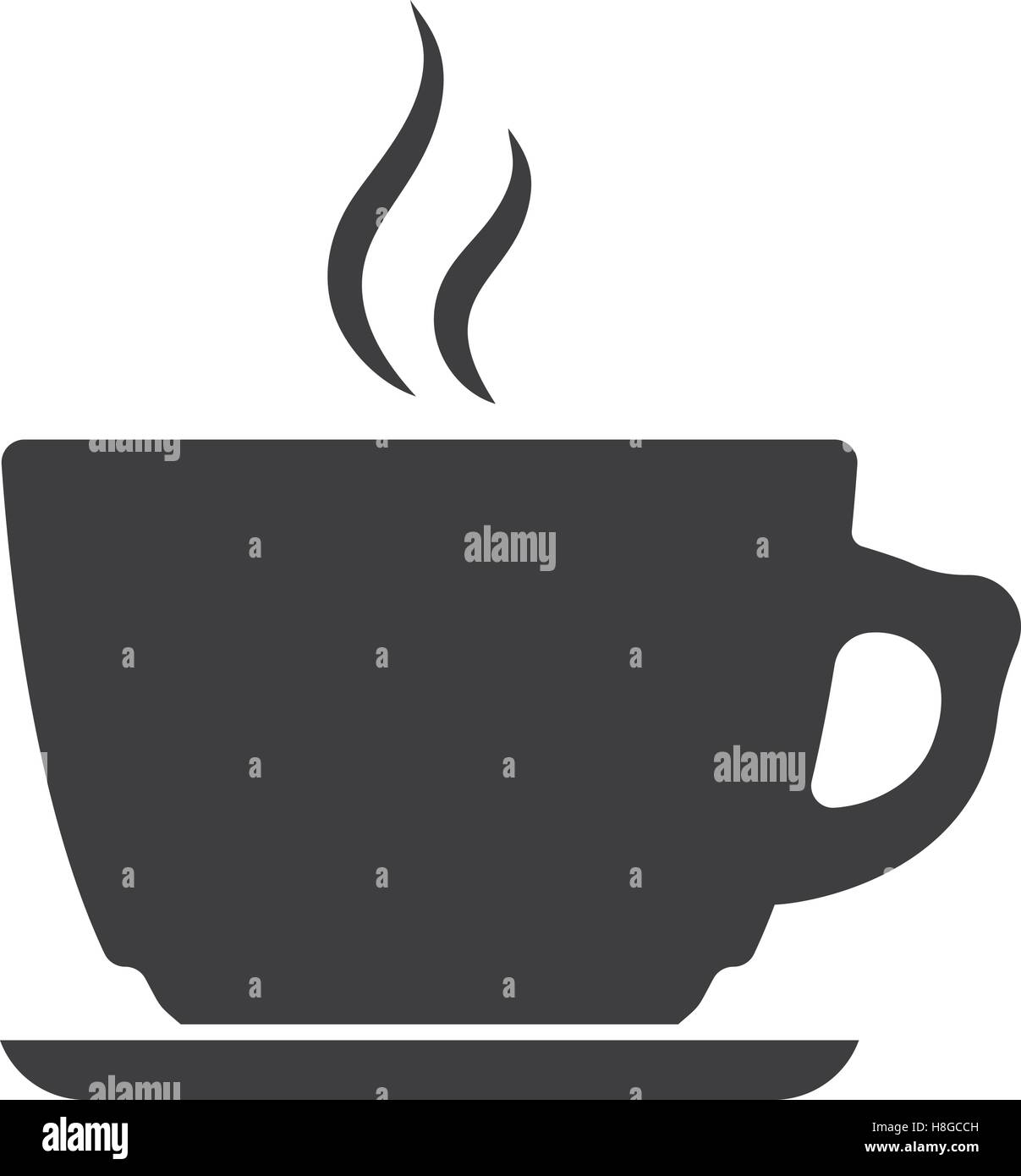 Fresh cup of coffee Stock Vector Images - Alamy