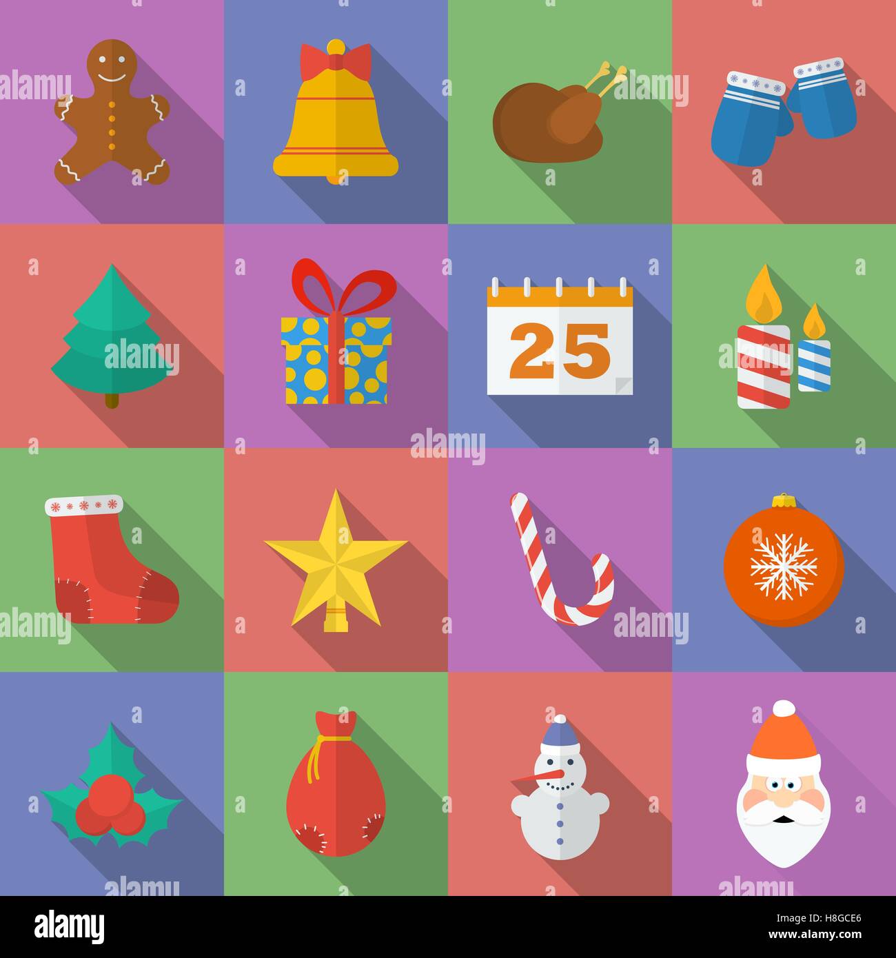 Christmas turkey xmas tree Stock Vector Images - Alamy