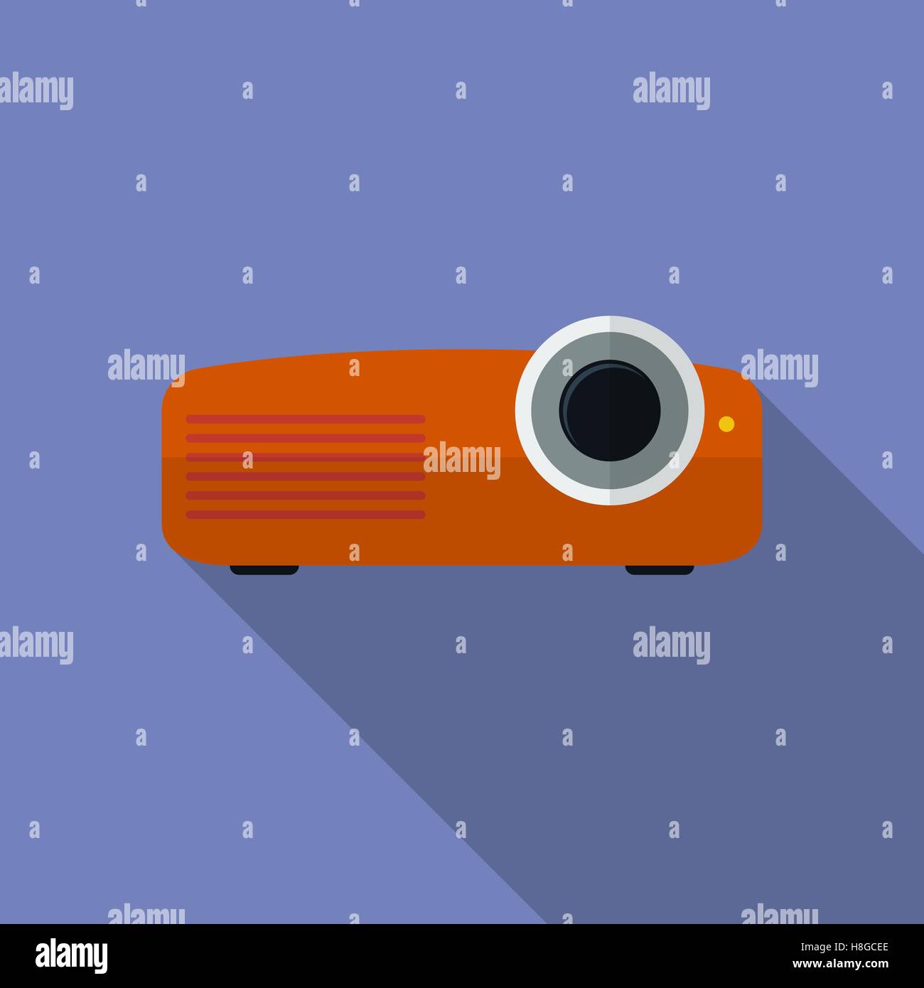 Icon of Projector, Flat style Stock Vector Image & Art - Alamy