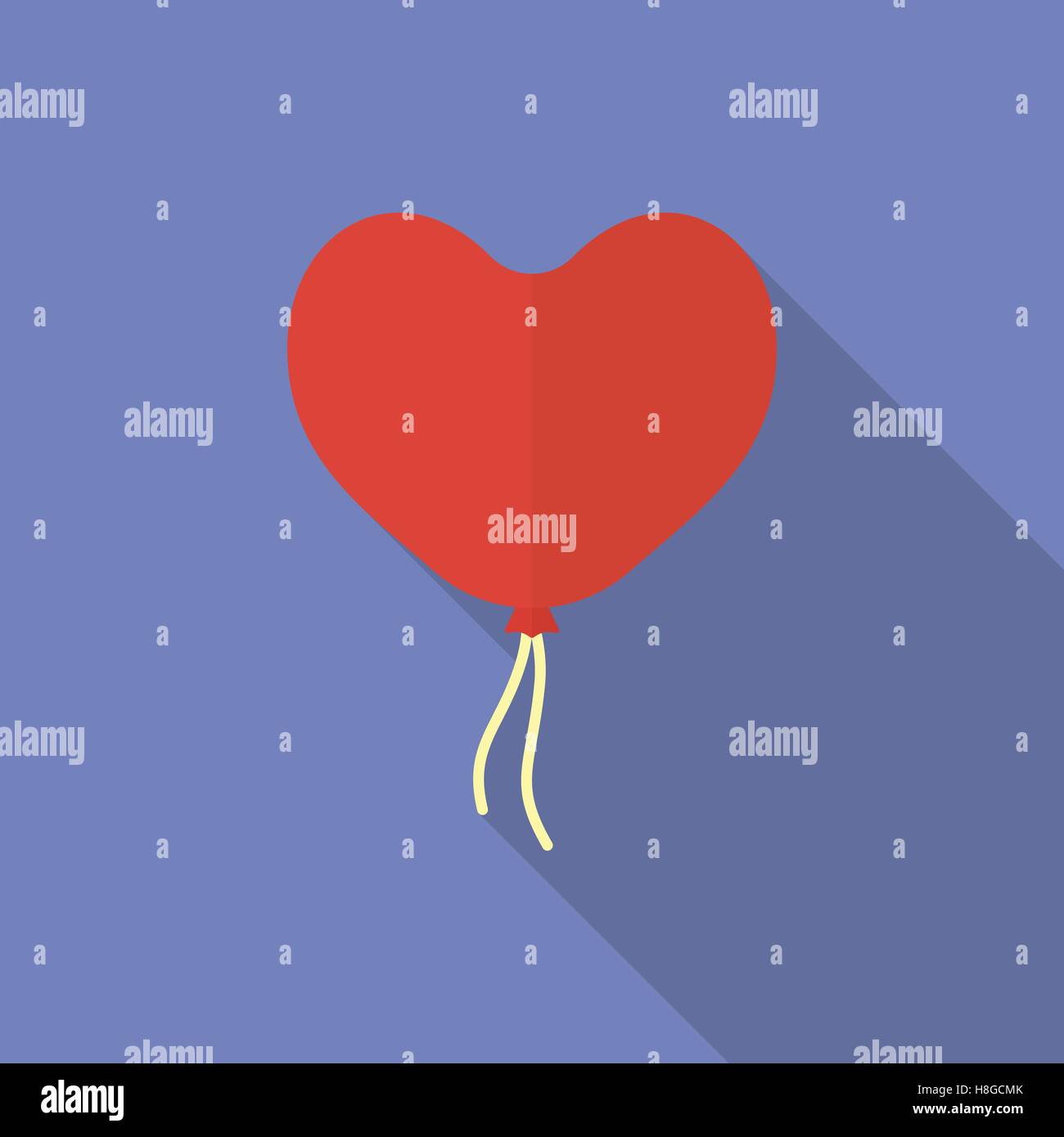 Heart balloon isolated Stock Vector Images - Alamy