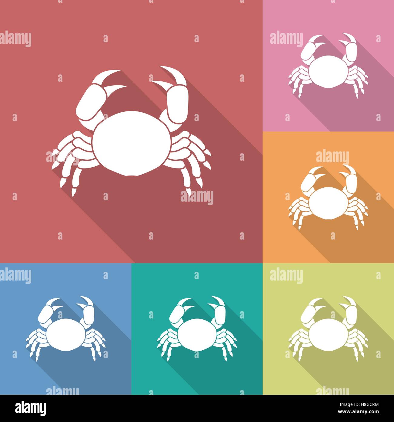 Icon of crab Stock Vector Image & Art - Alamy