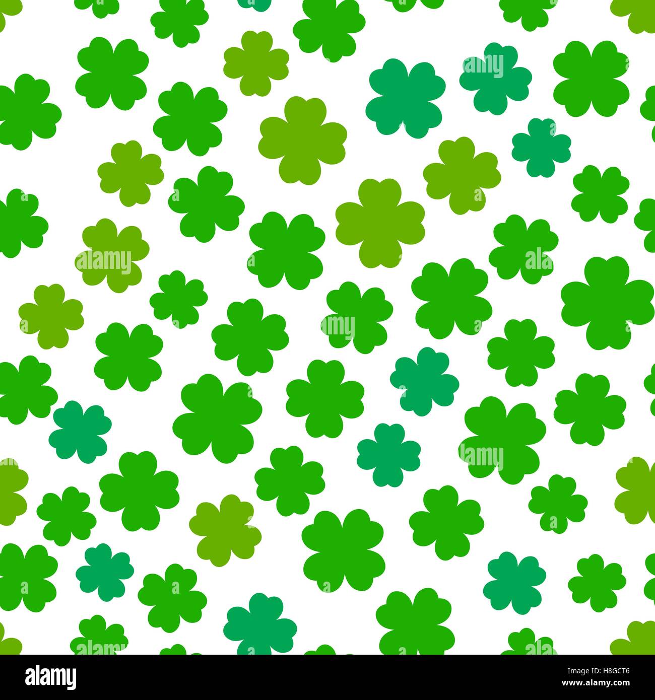 Four leaf clover seamless pattern Stock Vector Image & Art - Alamy