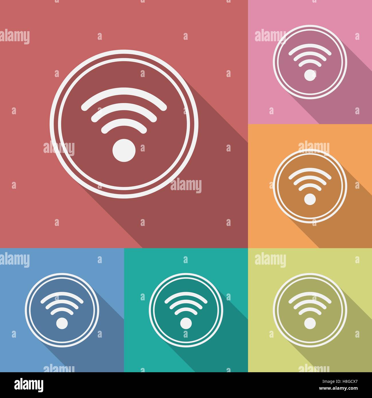 Wireless sign icon hi-res stock photography and images - Alamy