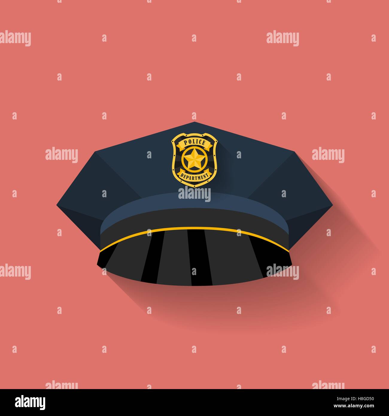 Patrol cap Stock Vector Images - Alamy
