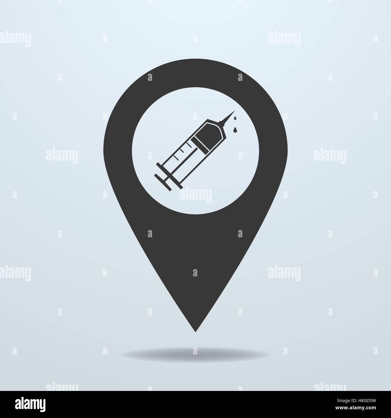 Syringe symbol Stock Vector Images - Alamy