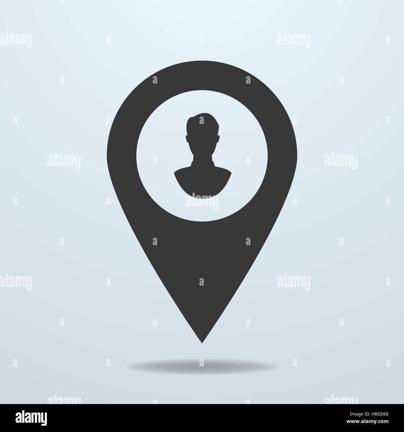 Map of male Stock Vector Images - Alamy
