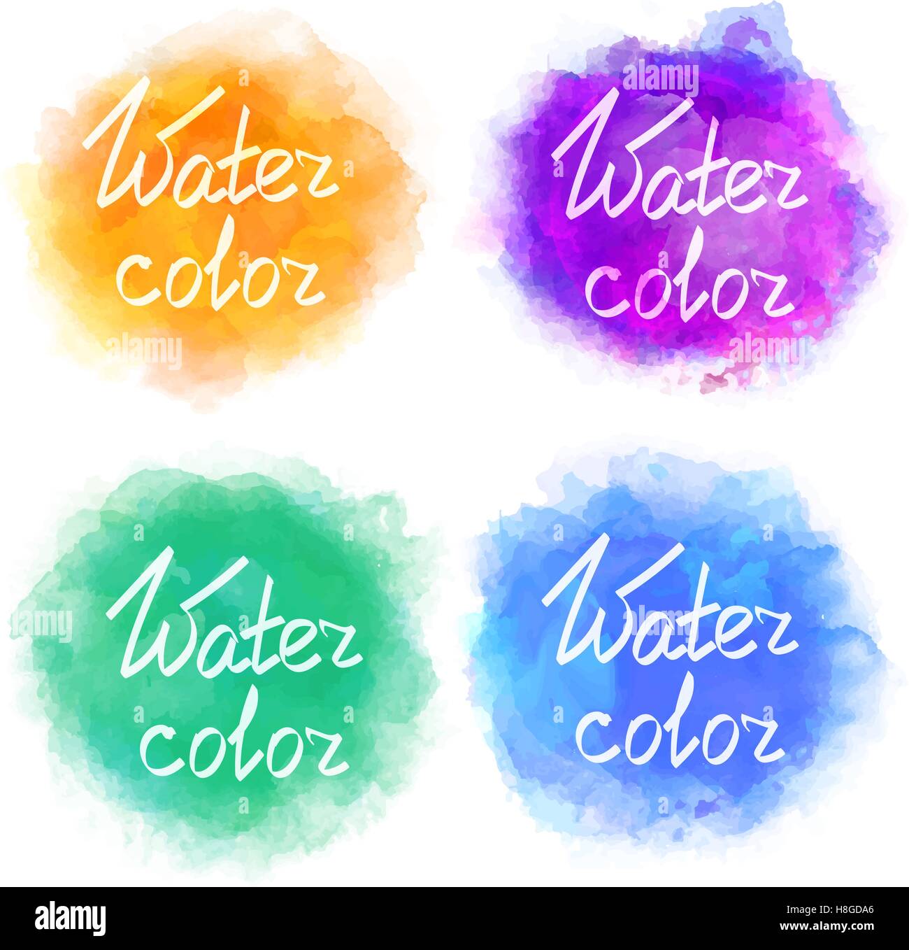 Abstract colorful water color backgrounds Stock Vector Image & Art - Alamy
