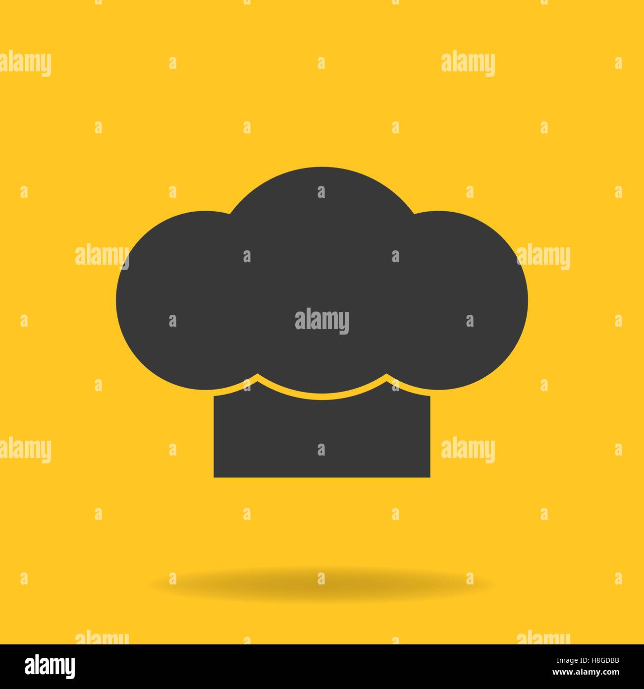 Icon of Chef, cook cap Stock Vector Image & Art - Alamy