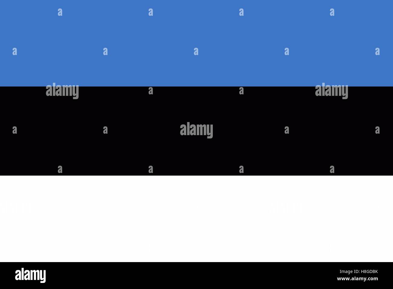 Flag of the Estonia Stock Vector Image & Art - Alamy