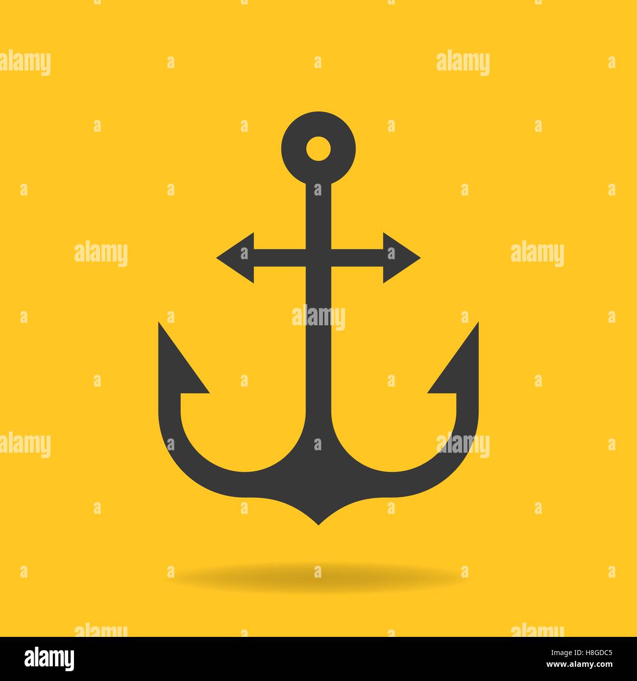 icon of Anchor Stock Vector Image & Art - Alamy