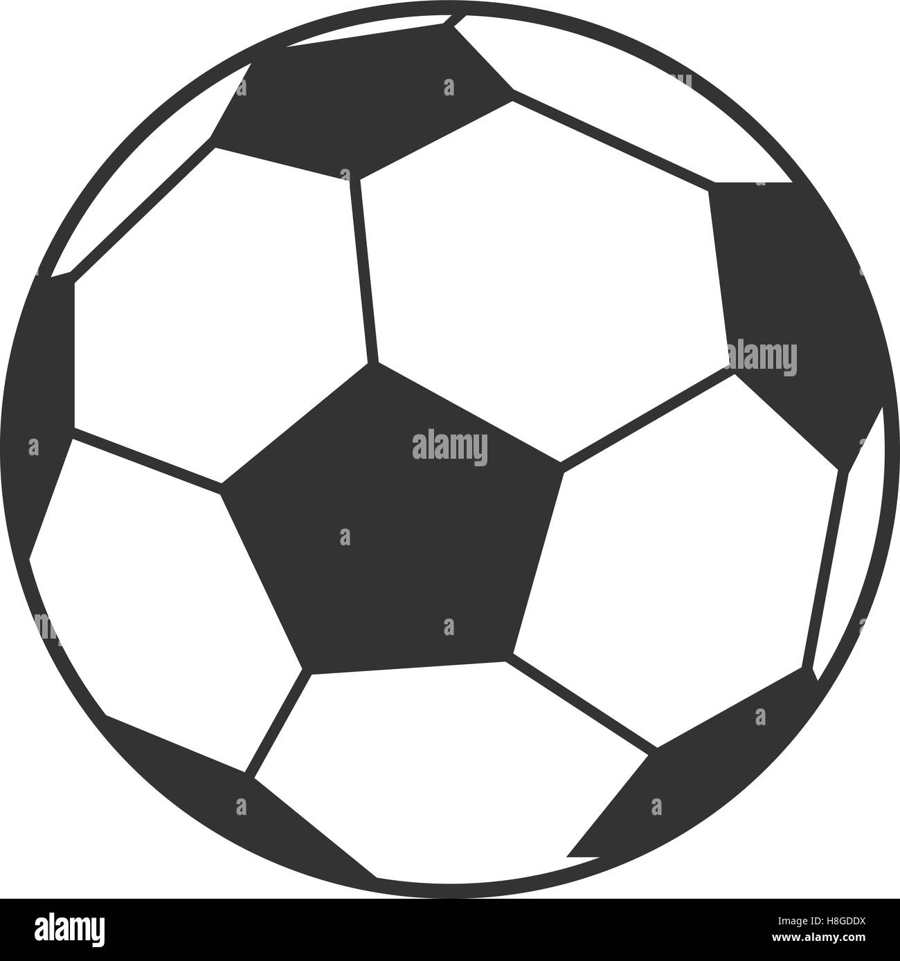 Simple football soccer player Black and White Stock Photos & Images - Alamy