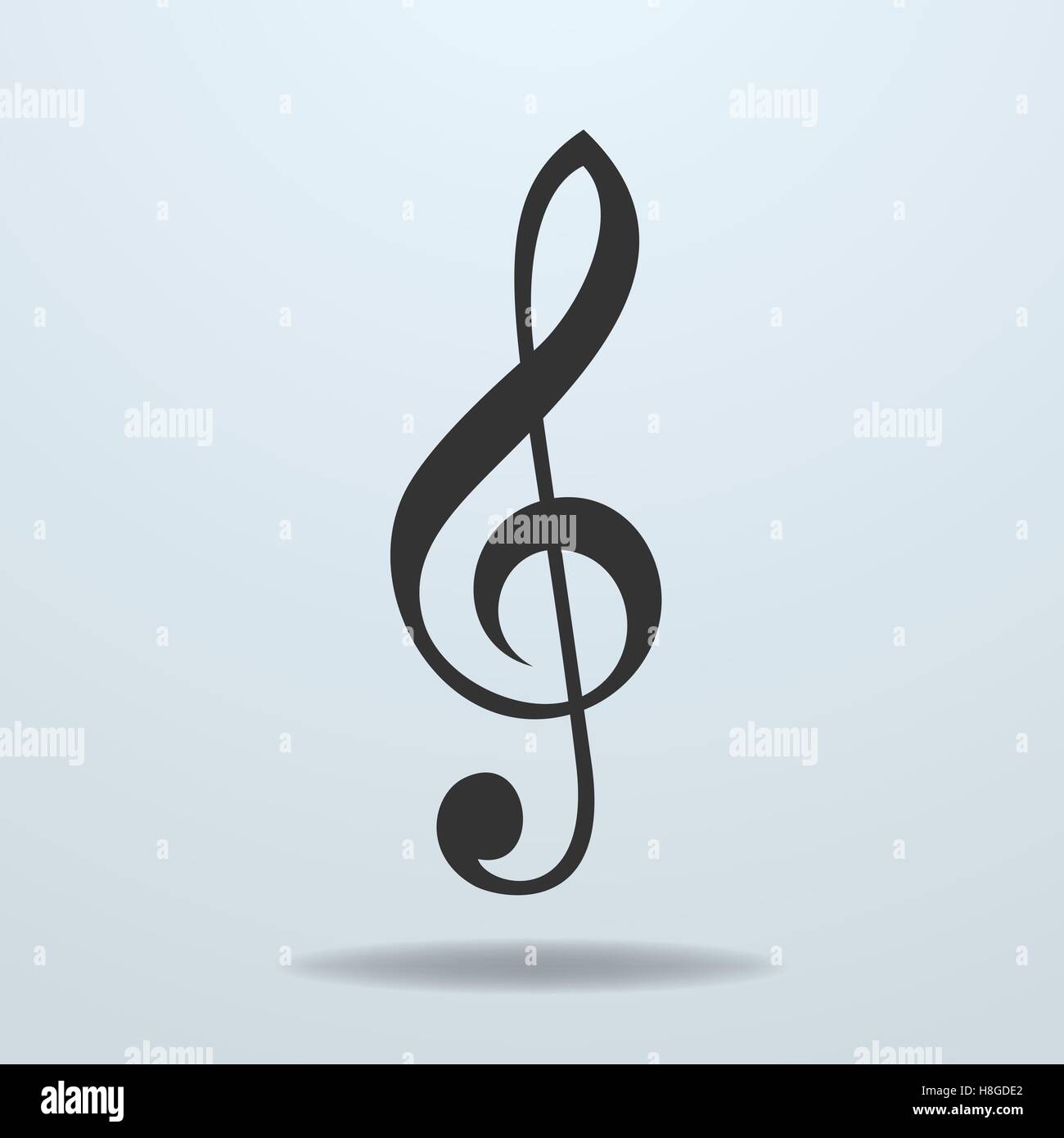 Music clef hi-res stock photography and images - Alamy