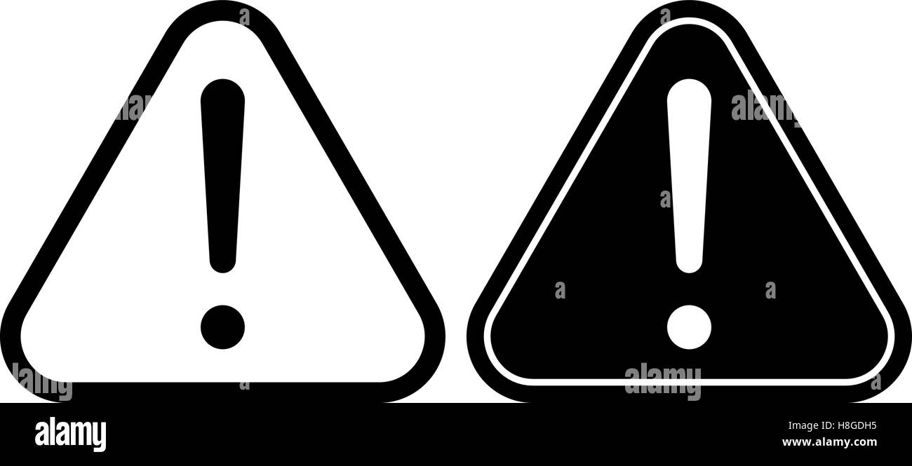 Danger warning attention hazard sign. Vector icon Stock Vector Image ...
