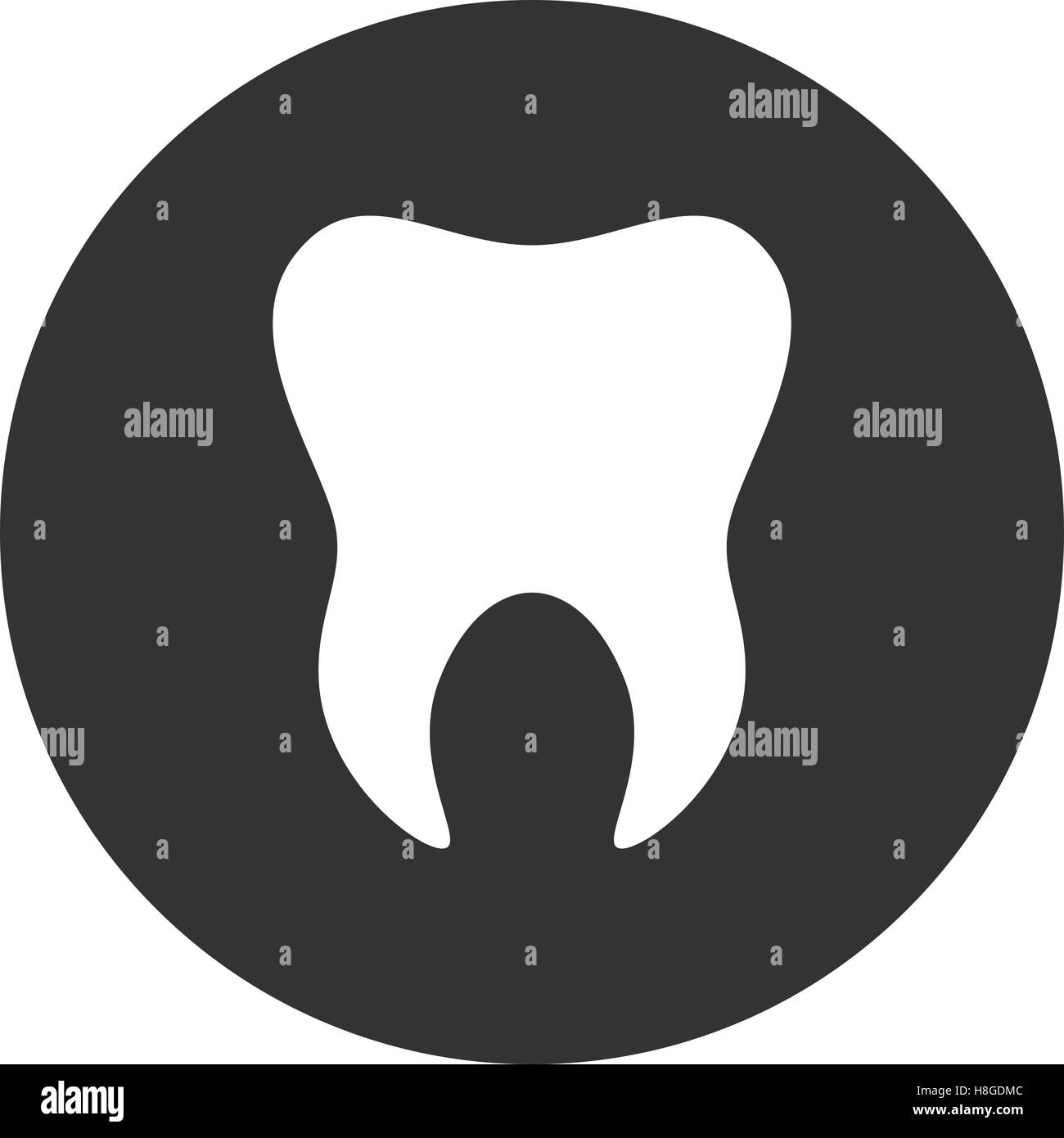 Tooth logo Black and White Stock Photos & Images - Alamy