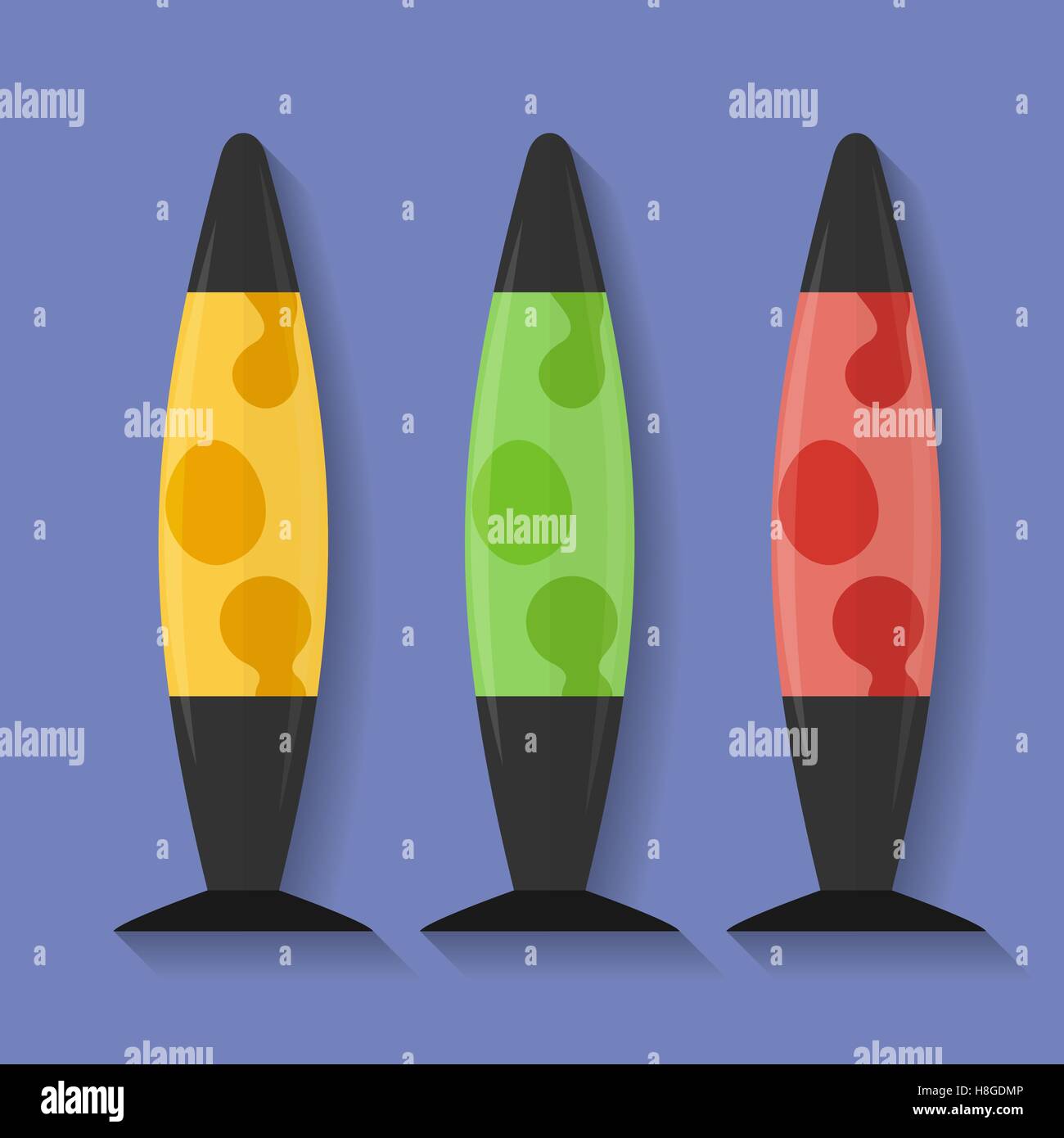 Lava lamp vector vectors hi-res stock photography and images - Alamy