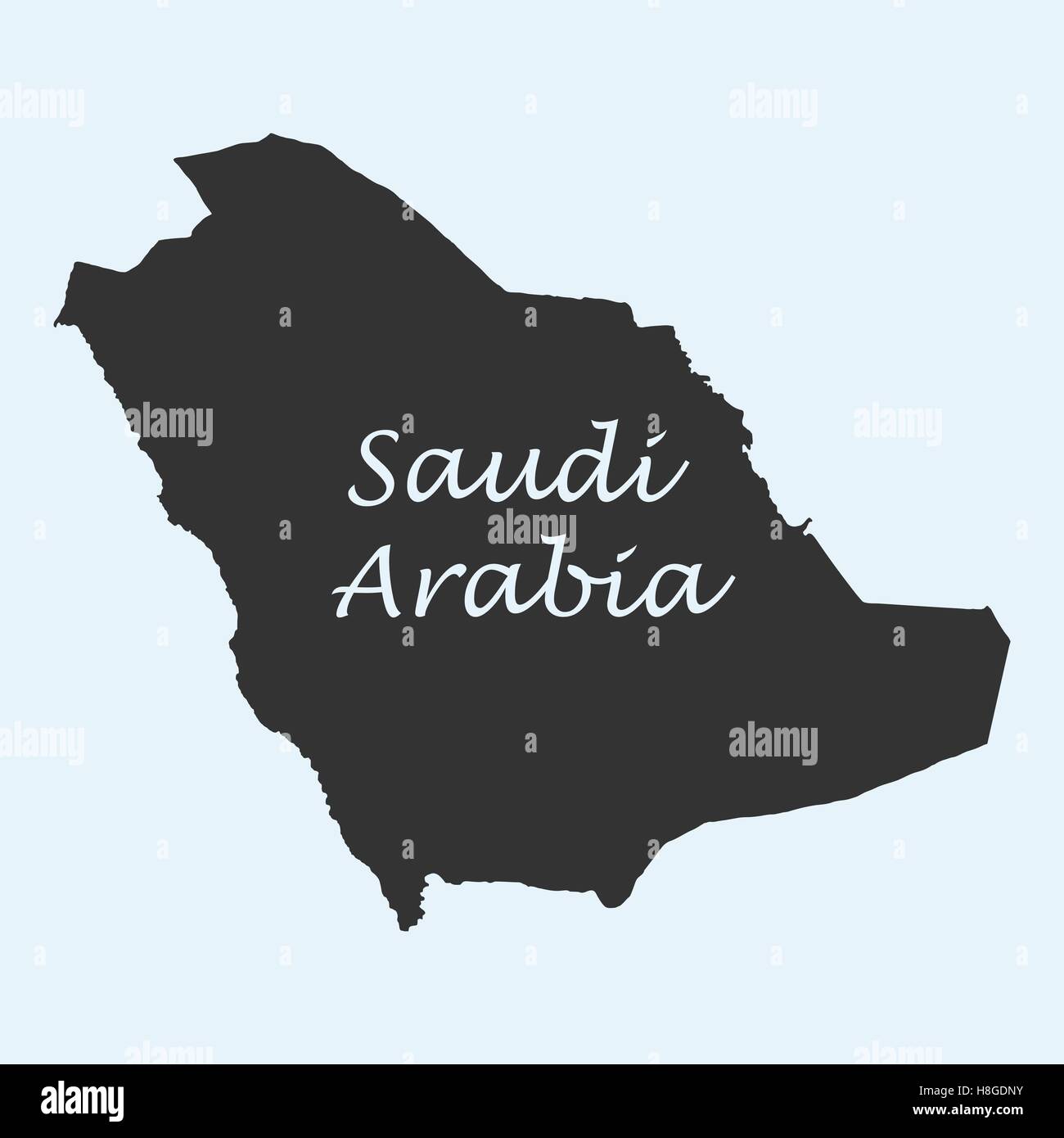 World map of saudi arabia Stock Vector Images - Alamy