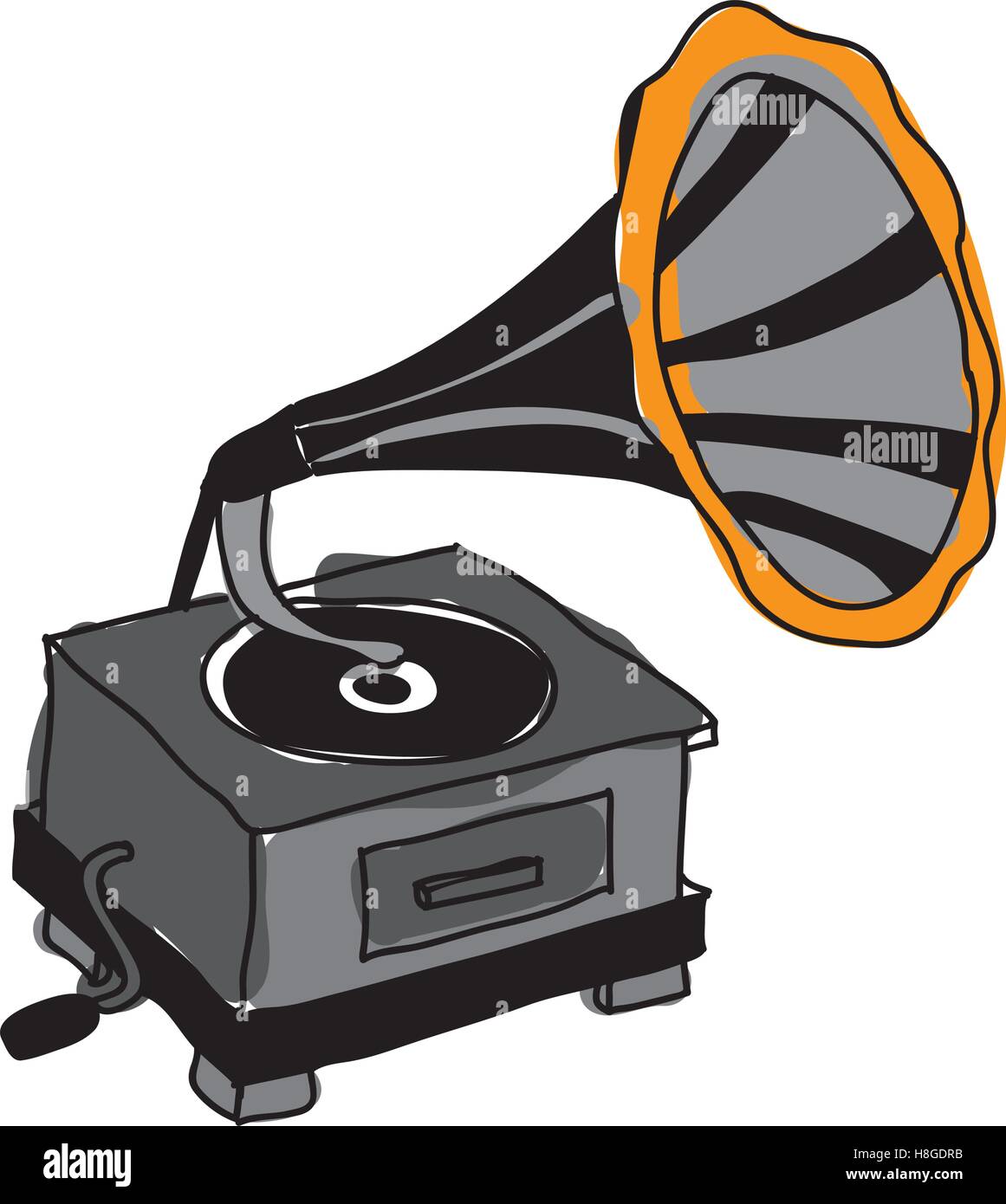 gramophone retro icon image vector illustration design Stock Vector ...