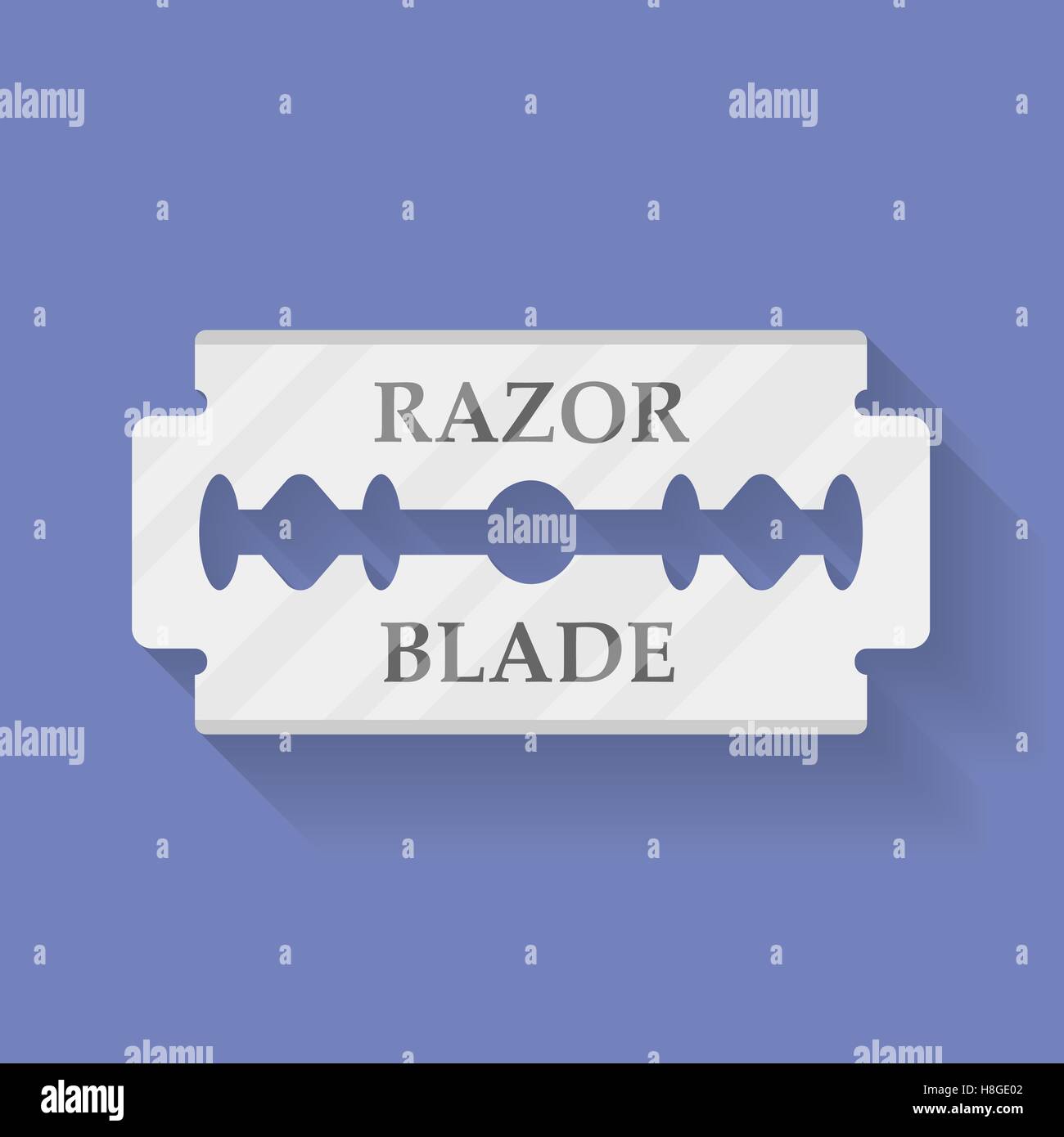 Razor blade icon symbol. Flat style Stock Vector Image & Art - Alamy