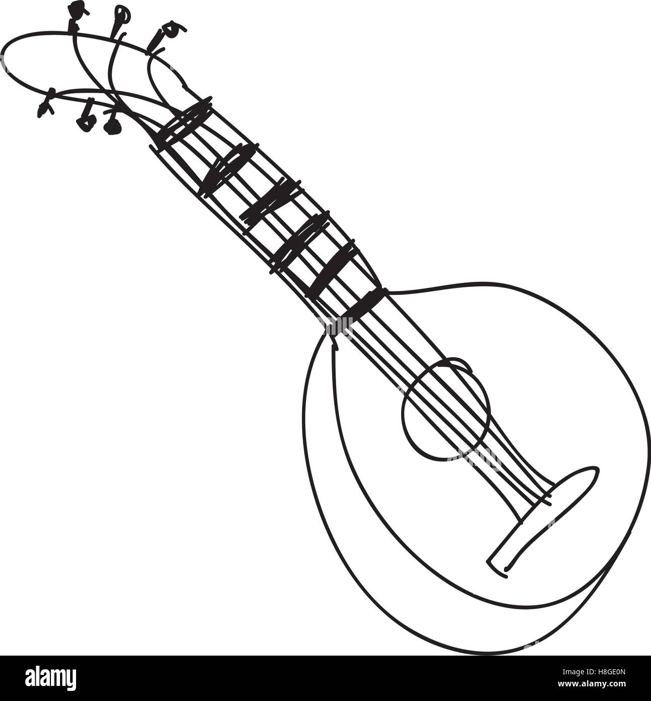 Mandolin detail Stock Vector Images - Alamy