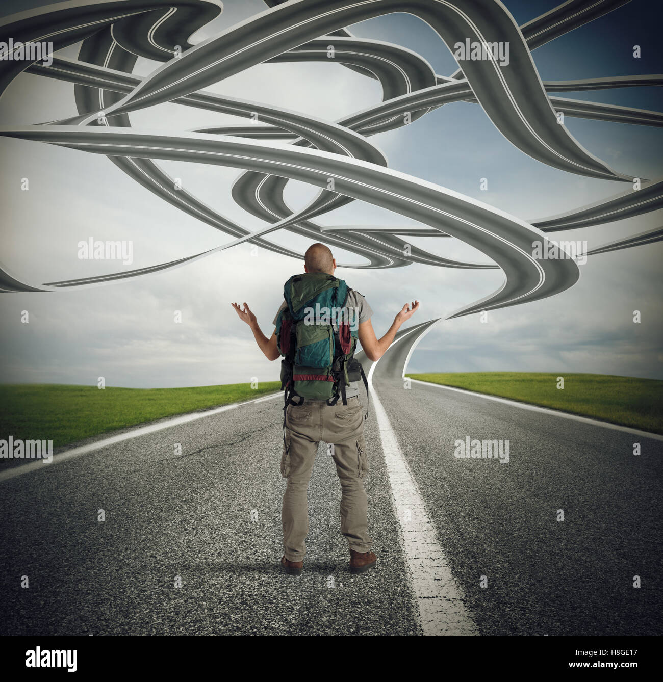 Line winding hi-res stock photography and images - Alamy