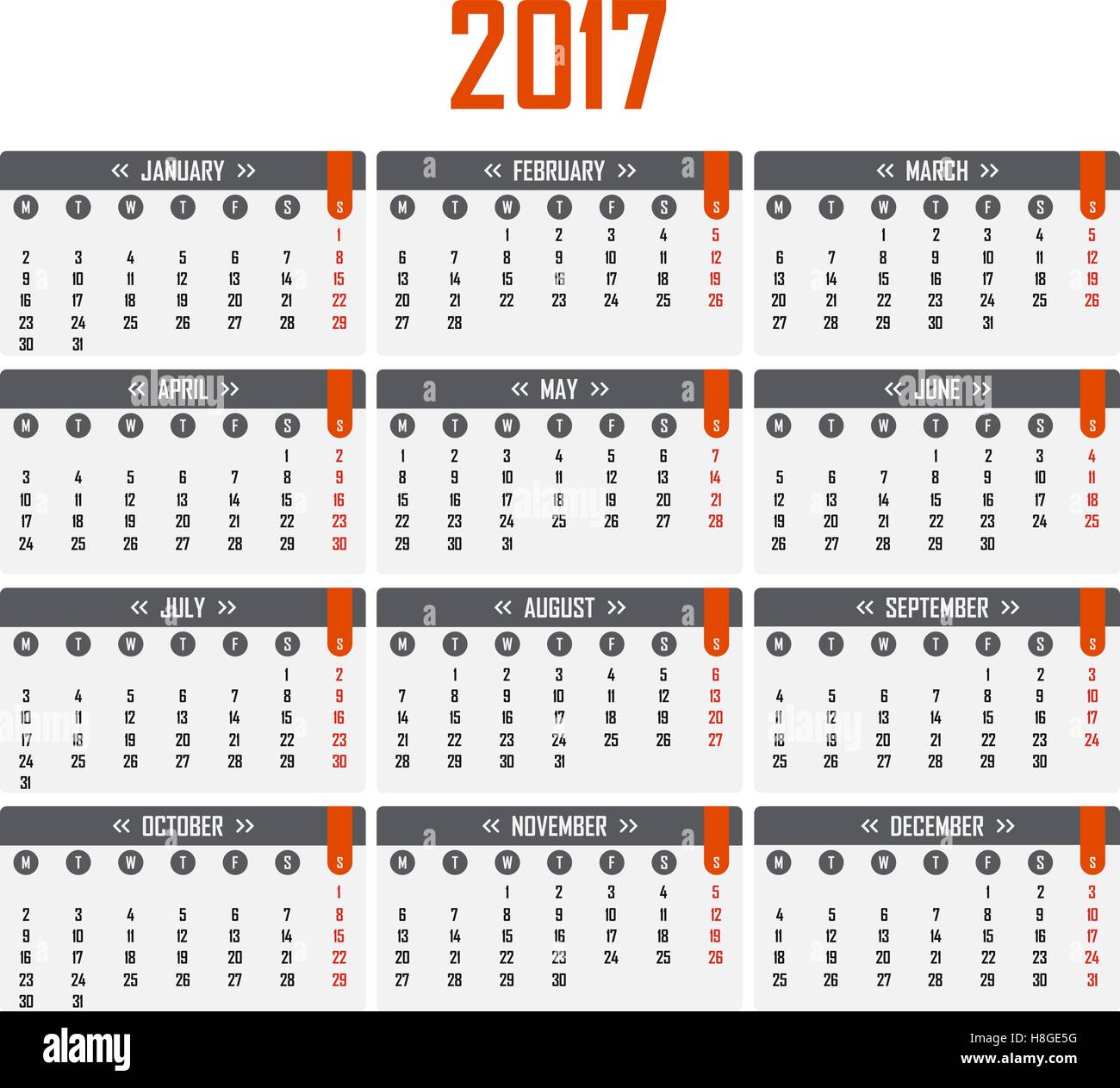 On monday Stock Vector Images - Alamy