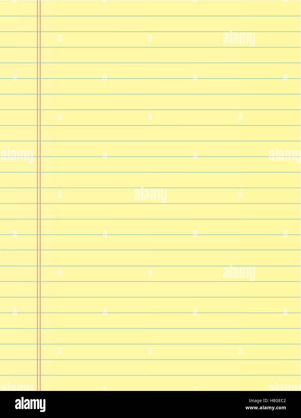 School notebook paper sheet. Exercise book page background. Lined ...