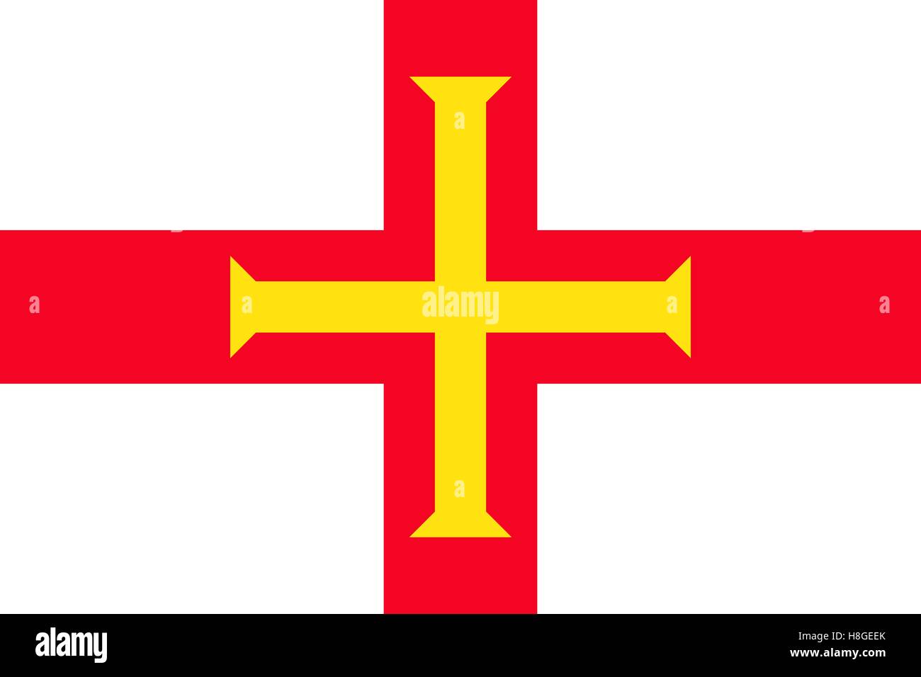 Guernsey national flag hi-res stock photography and images - Alamy