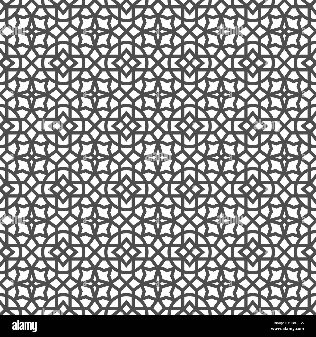 Arabic geometric seamless pattern. Ethnic modern background in Islamic ...
