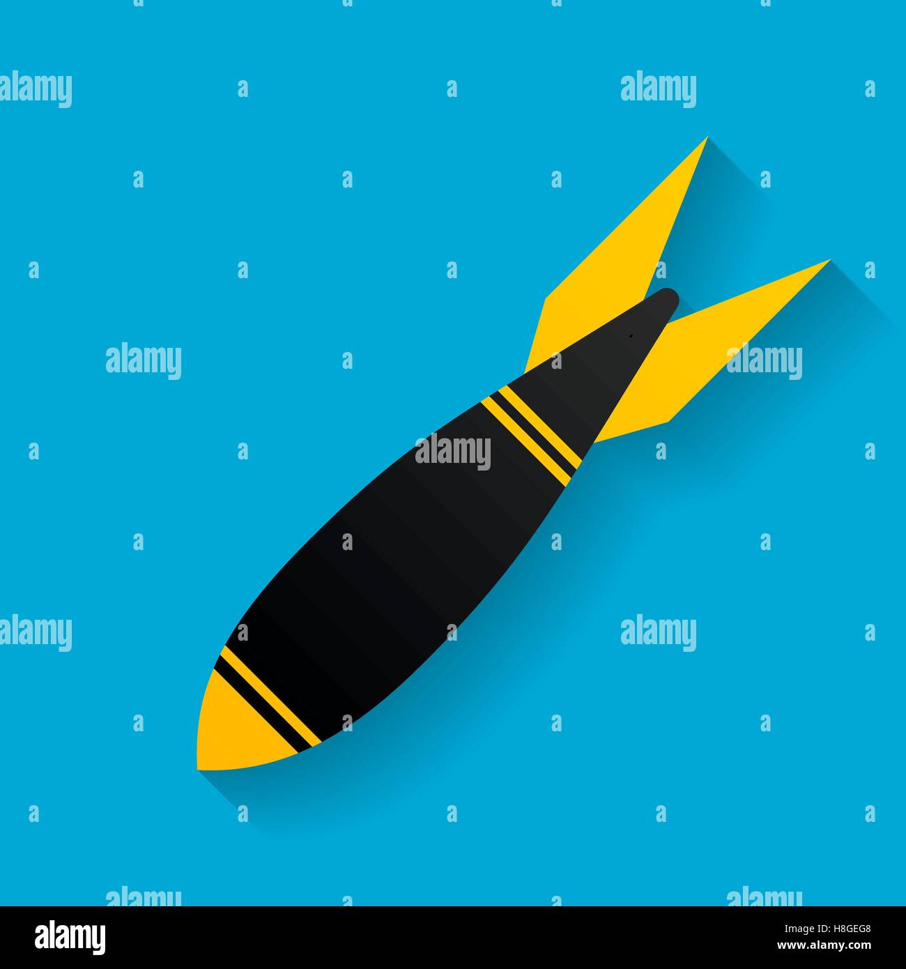 Aircraft bomb vector vectors hi-res stock photography and images - Alamy