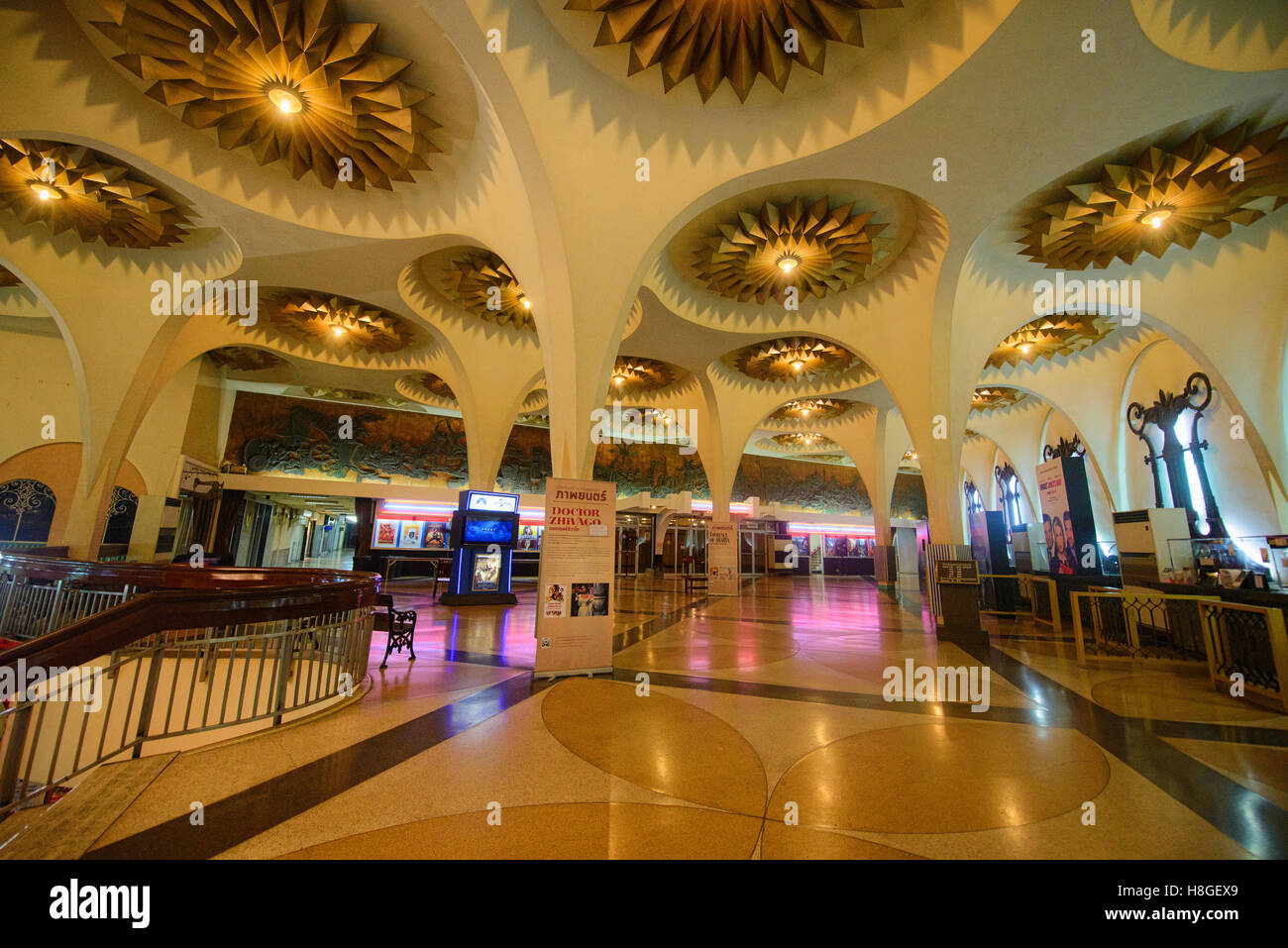 Interior of the classic Scala Theater, Bangkok, Thailand Stock Photo ...