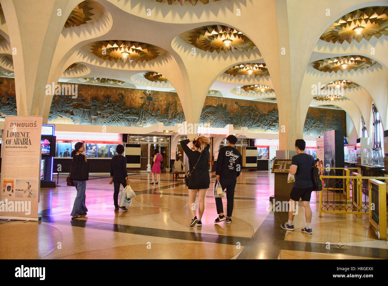 Interior of the classic Scala Theater, Bangkok, Thailand Stock Photo ...