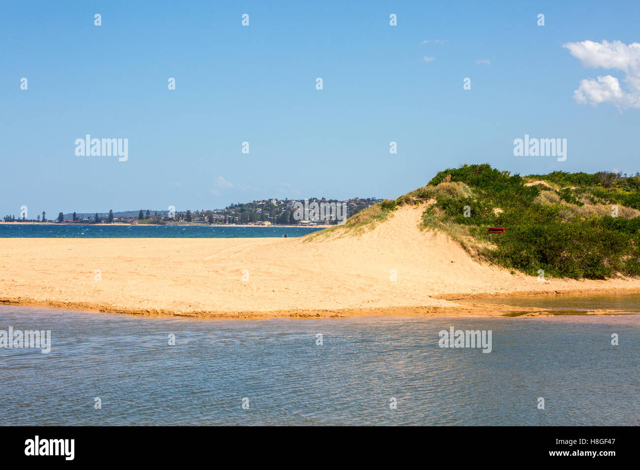 Narrabeen beach lagoon sand hi-res stock photography and images - Alamy