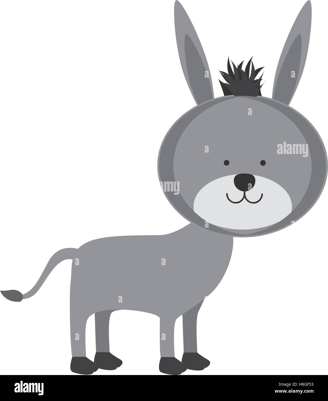 Donkey animal icon image hi-res stock photography and images - Alamy