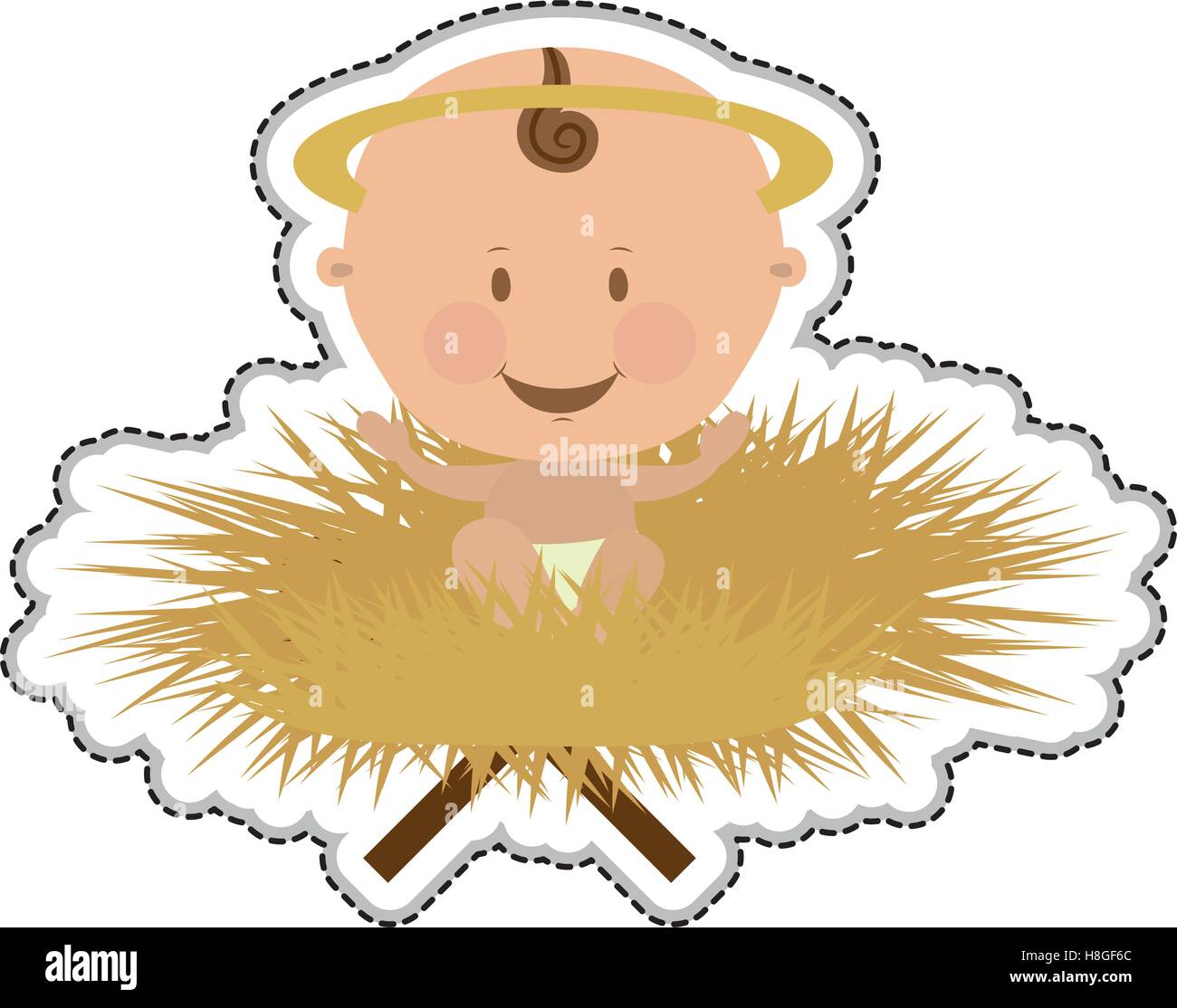 Newborn baby jesus to god Stock Vector Images - Alamy