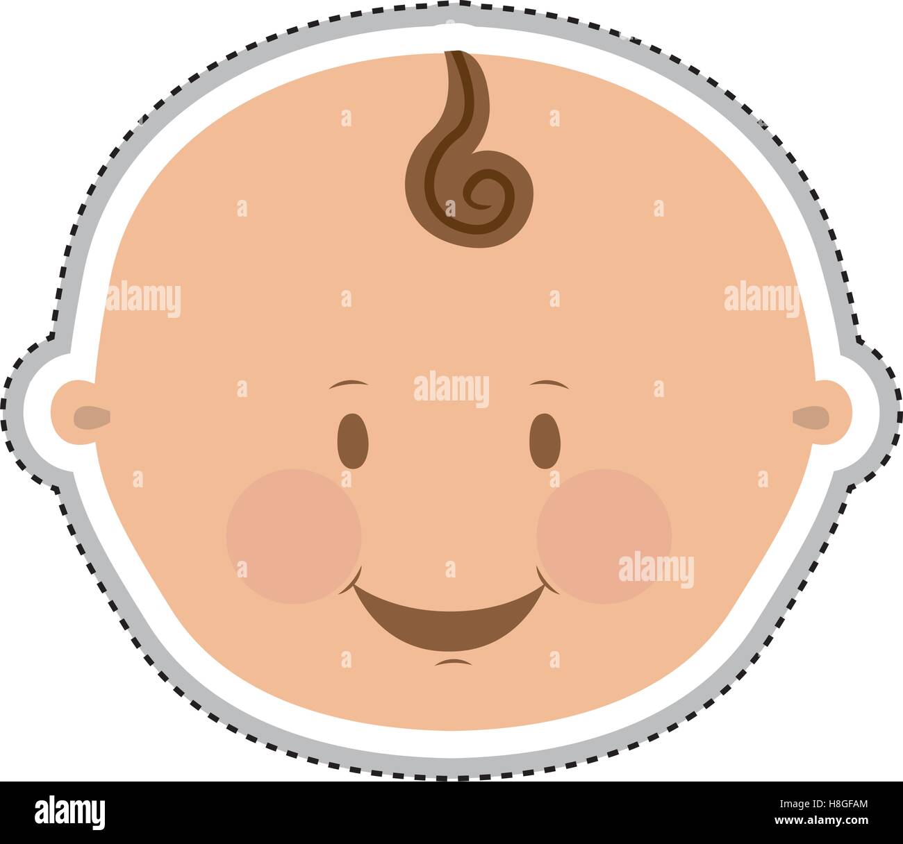 cute baby boy icon image vector illustration design Stock Vector Image ...