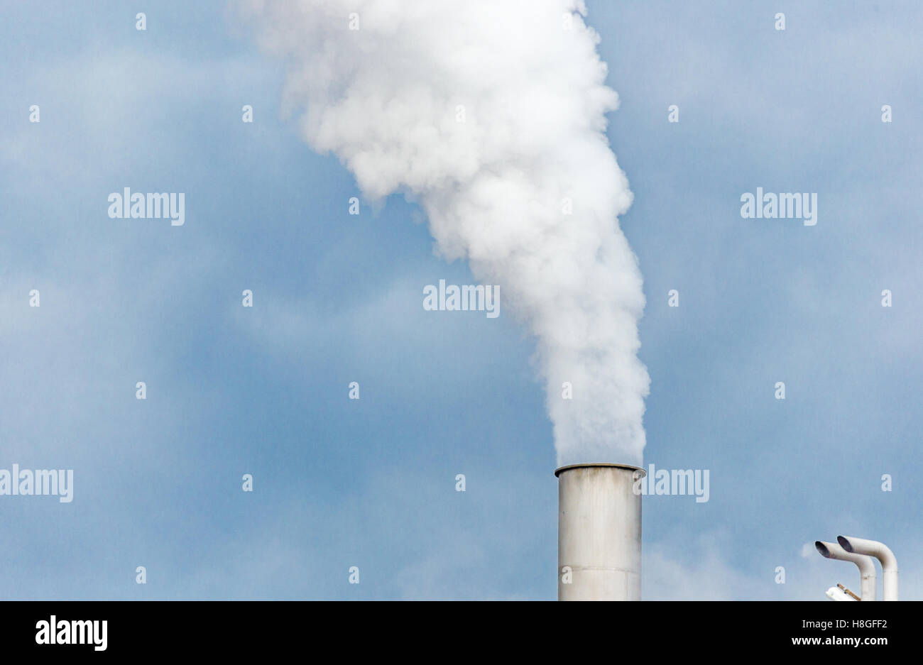 Smoke from industrial chimney Stock Photo - Alamy