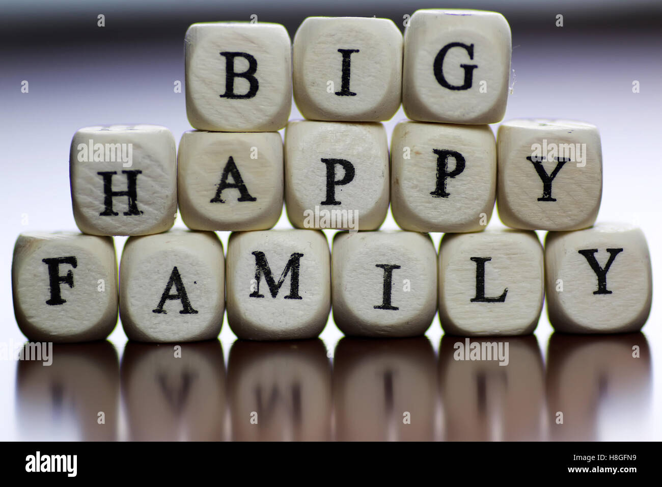 text family letter cube Stock Photo - Alamy