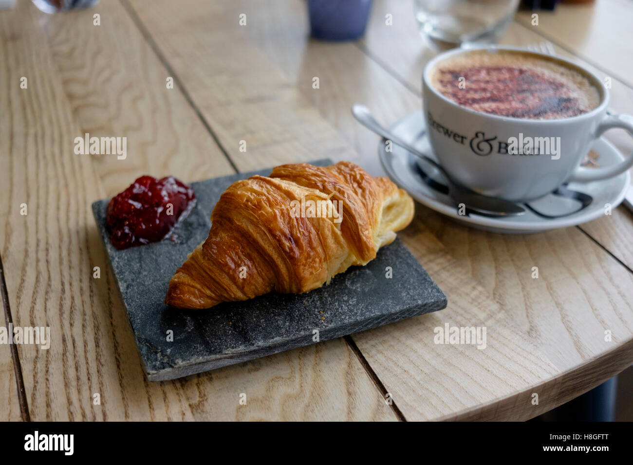 Fowey, small town on the south Cornish Coast Cornwall England UK Coffee ...